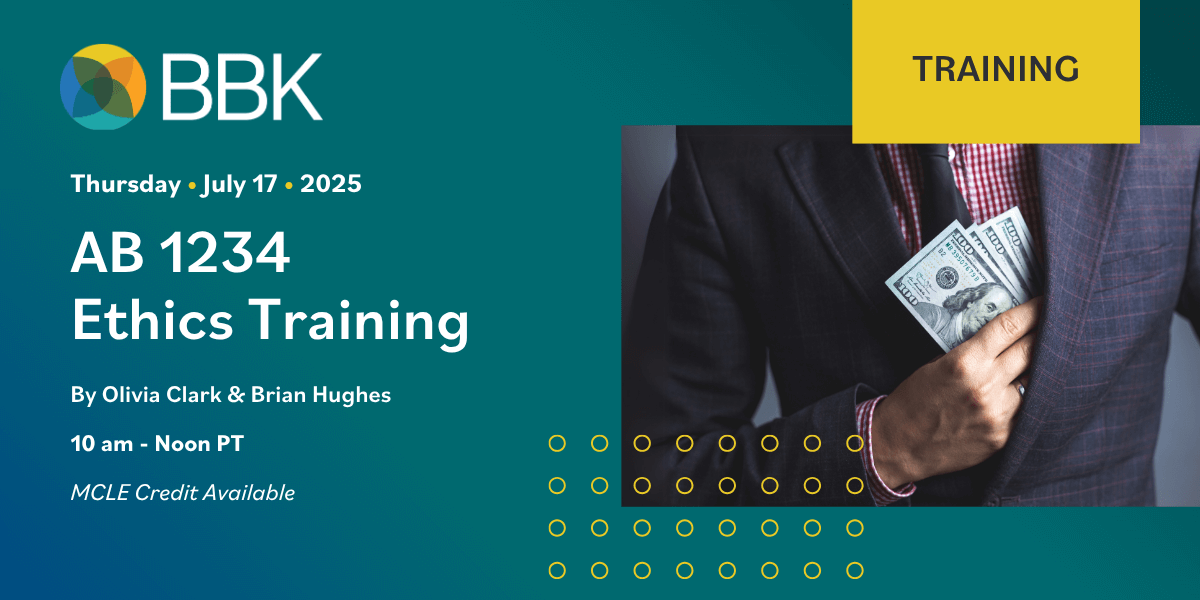 AB 1234 Ethics Training