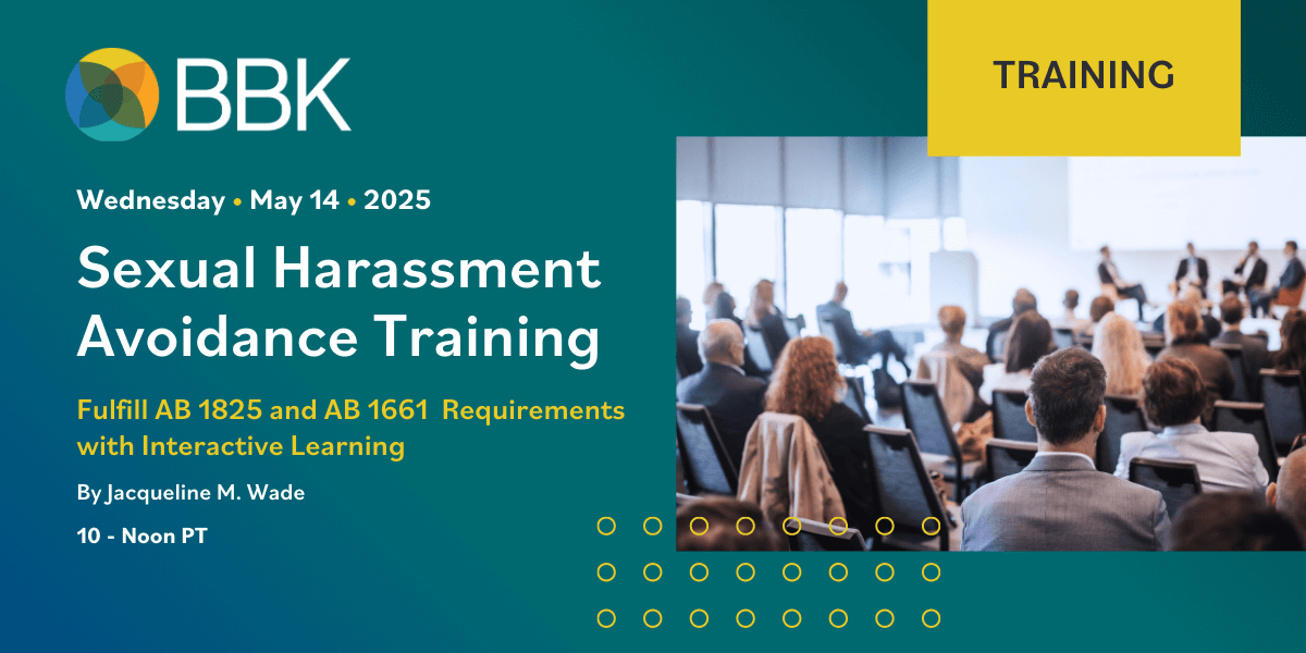 Sexual Harassment Avoidance Training (2 hours)
